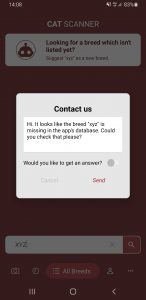 Cat Scanner knows all the cat breeds and even more | Siwalu Software